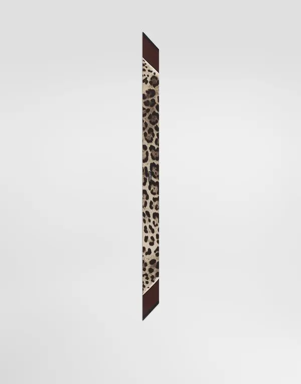 Dolce & Gabbana Leo-print Silk Twill Bandeau