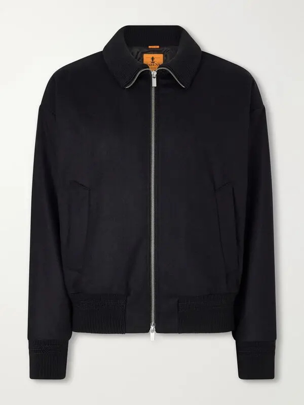 Barena Venezia Wool-blend Blouson Jacket With Stand Collar
