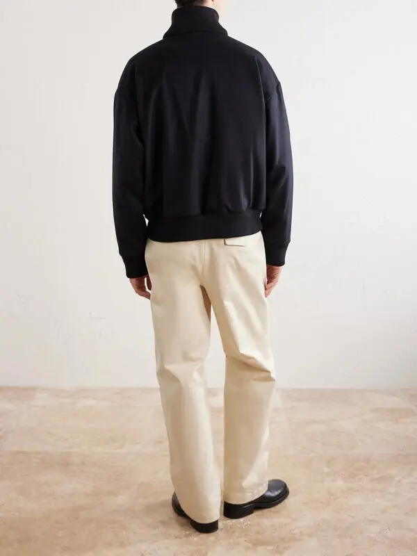 Barena Venezia Wool-blend Blouson Jacket With Stand Collar