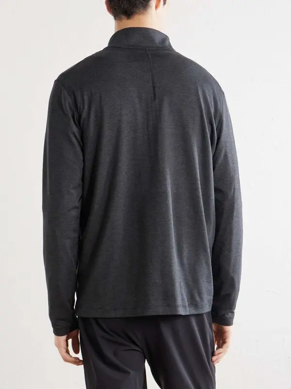 Lululemon Slim-fit Recycled Stretch-jersey Half-zip Sweatshirt