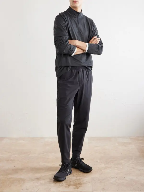 Lululemon Slim-fit Recycled Stretch-jersey Half-zip Sweatshirt
