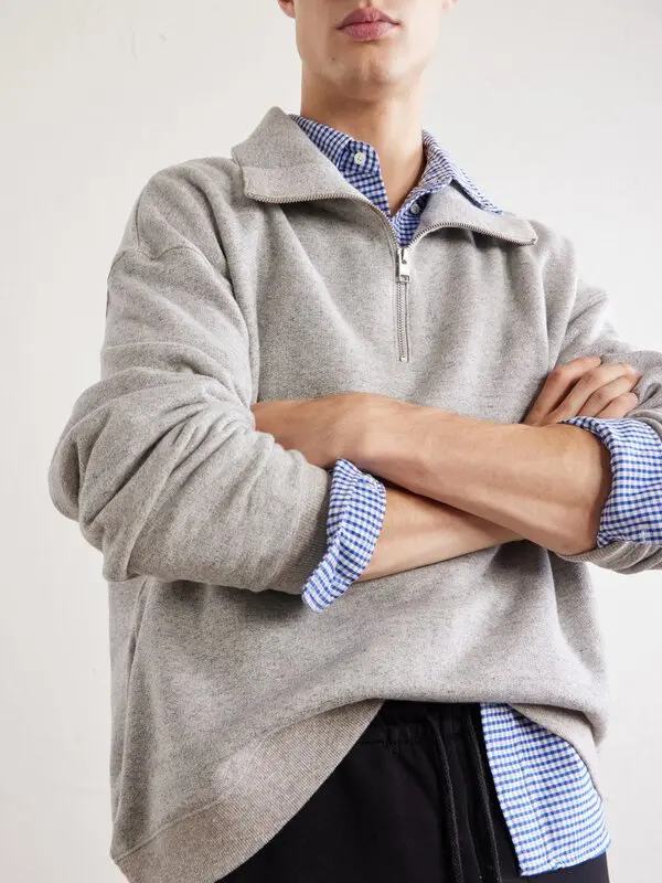 FRAME Half-zip Sweatshirt - Gray