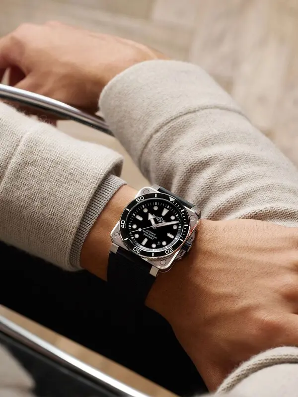 BELL & ROSS Br-03 Diver Automatic Stainless Steel Watch, Ref. Br03a-d-bl-st/srb