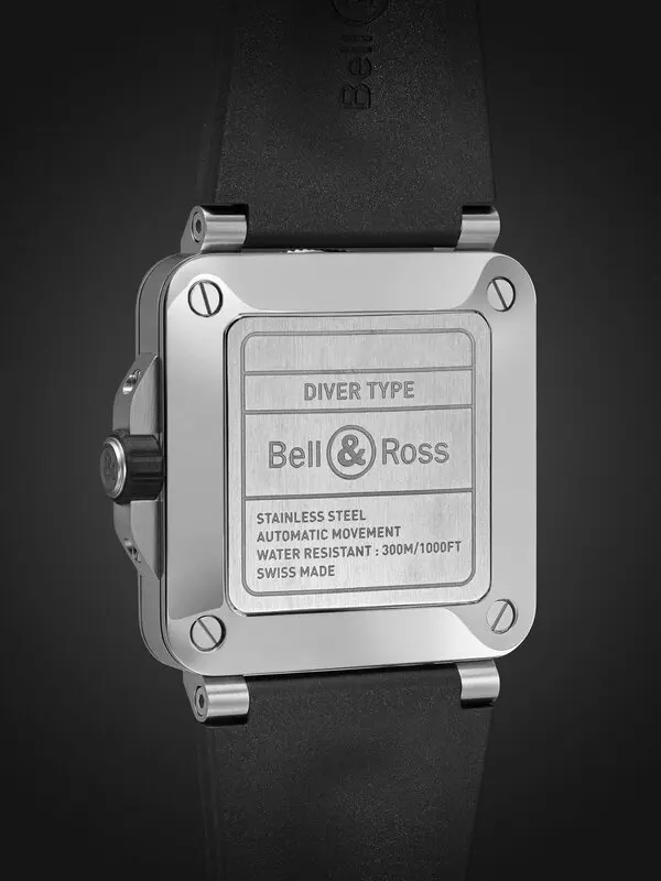 BELL & ROSS Br-03 Diver Automatic Stainless Steel Watch, Ref. Br03a-d-bl-st/srb
