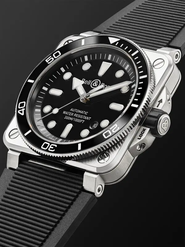 BELL & ROSS Stainless Steel Diver Watch