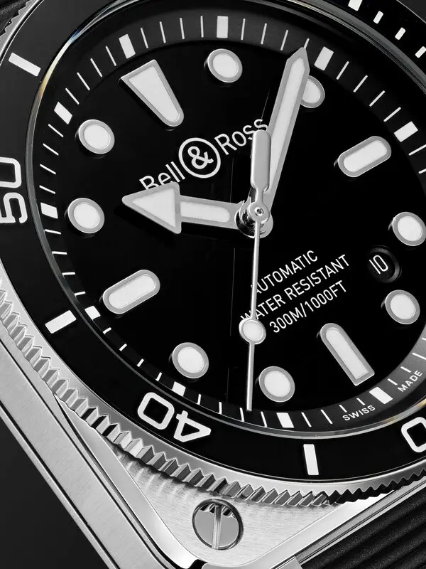 BELL & ROSS Stainless Steel Diver Watch
