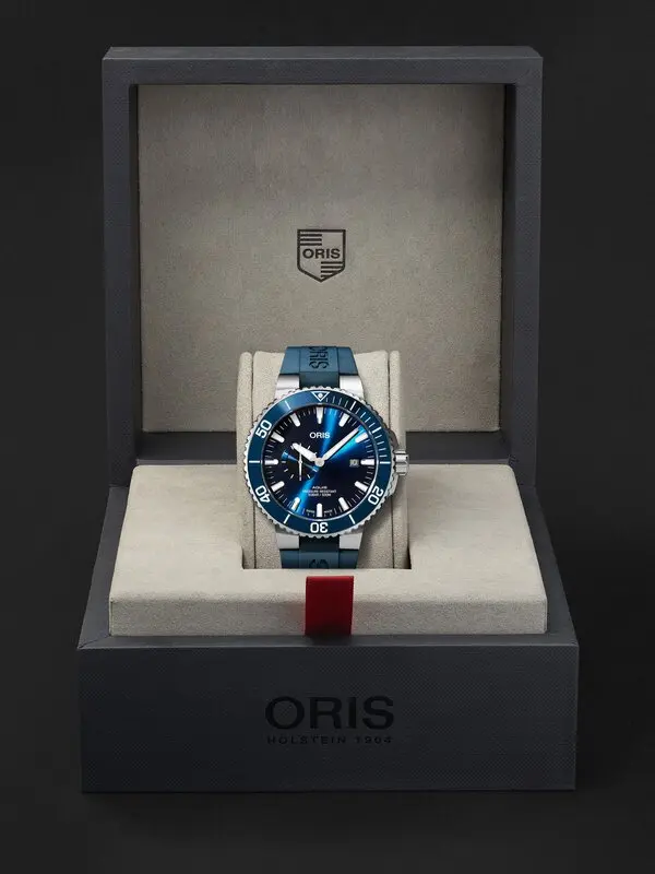 ORIS Aquis Small Second Date Automatic Stainless Steel Diver Watch