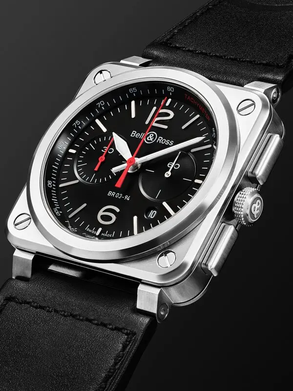 BELL & ROSS Br 03 Automatic Chronograph Stainless Steel Watch