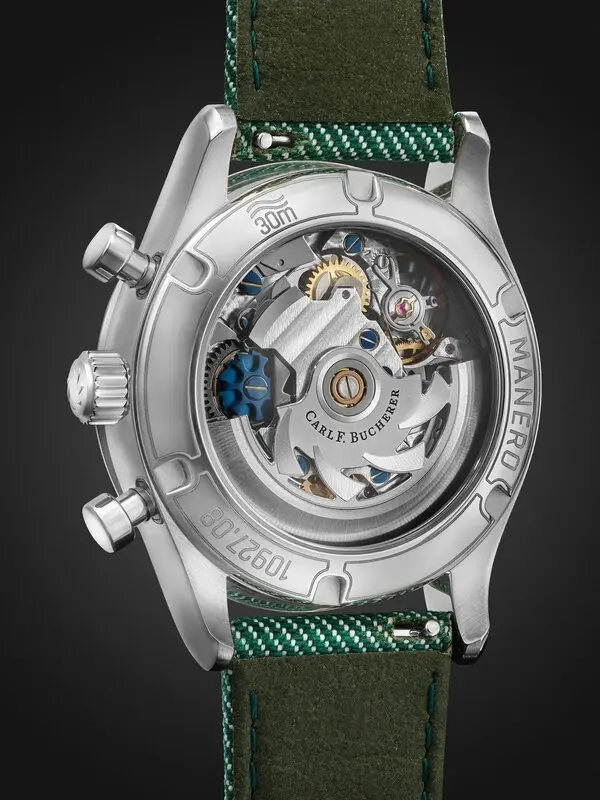 CARL F. BUCHERER Manero Flyback Chronometer Stainless Steel Watch