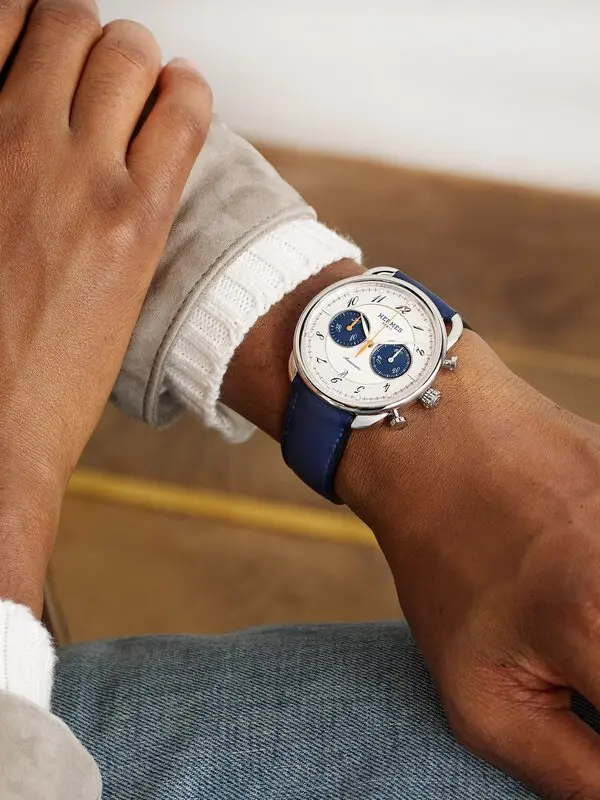 Hermès Arceau Chronograph Stainless Steel Watch