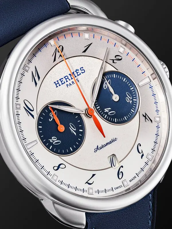 Hermès Arceau Chronograph Stainless Steel Watch
