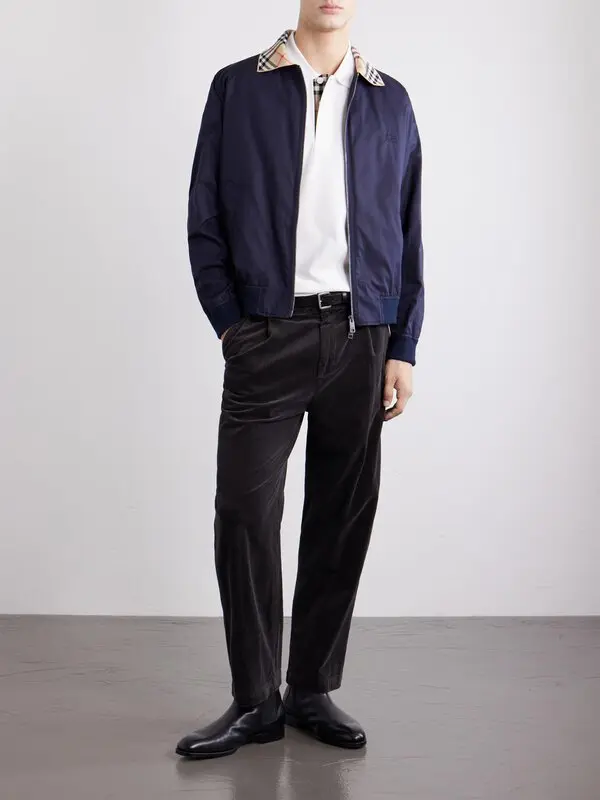 Burberry Eddie Logo-embroidered Cotton-piqué Polo Shirt