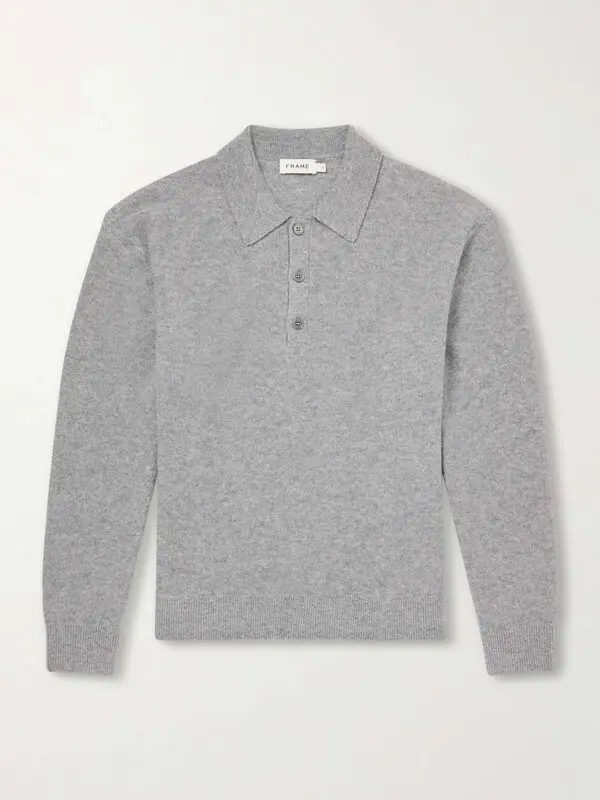FRAME Wool Polo Sweater