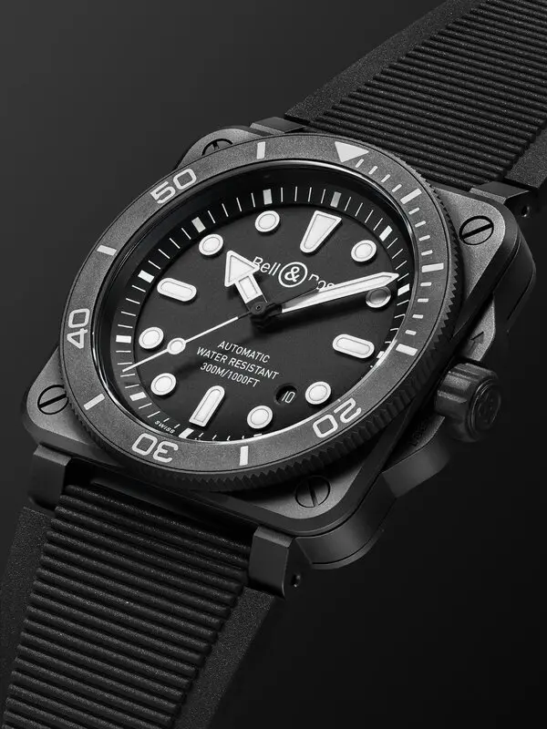 BELL & ROSS Ceramic Diver Automatic Watch
