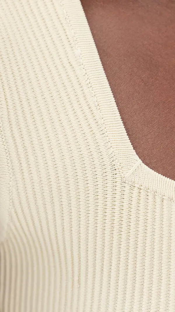 DL1961 Ribbed Square Tank Top