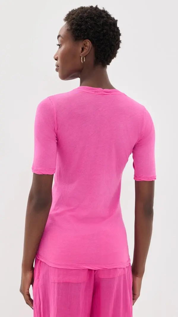 ALL THREE Victoria Tissue Cotton T-shirt