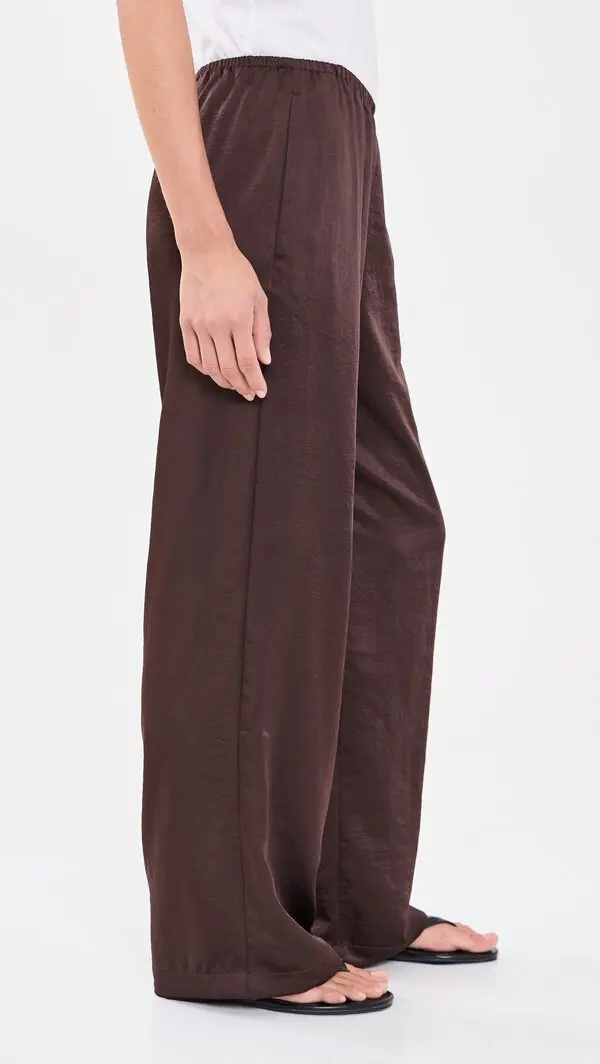 Madewell Easy Pull On Satin Pants