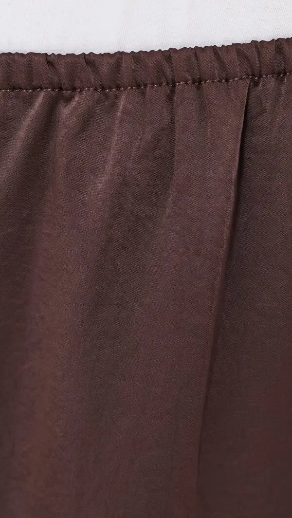 Madewell Easy Pull On Satin Pants