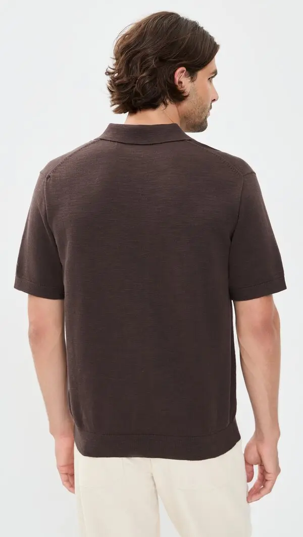 Madewell Cotton Slub Short Sleeve Polo