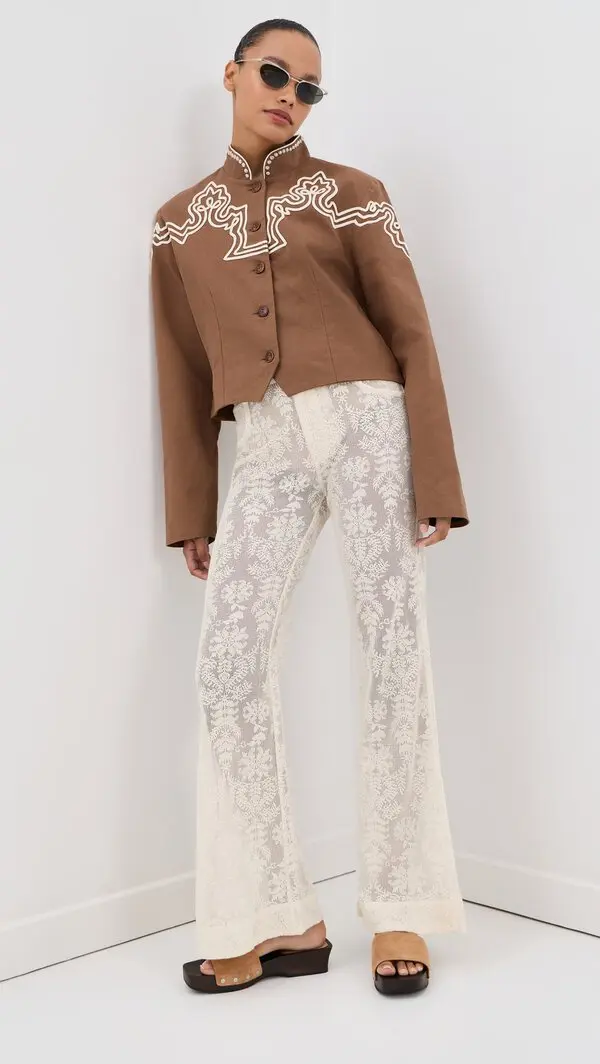 Alix Of Bohemia Lace Lattice Pants