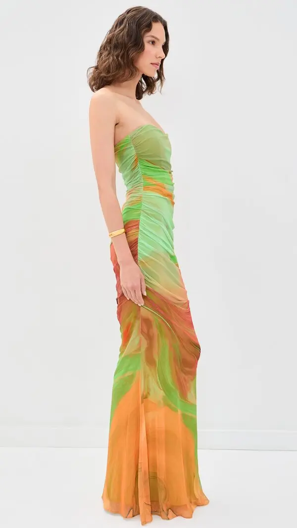 Retrofete Isadore Mesh Maxi Dress