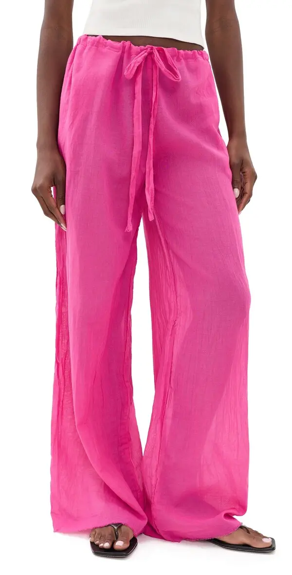 ALL THREE Cotton Voile Demi Pants