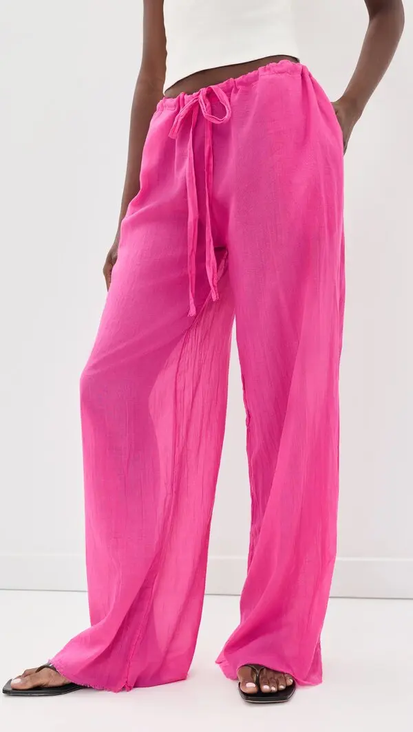ALL THREE Cotton Voile Demi Pants
