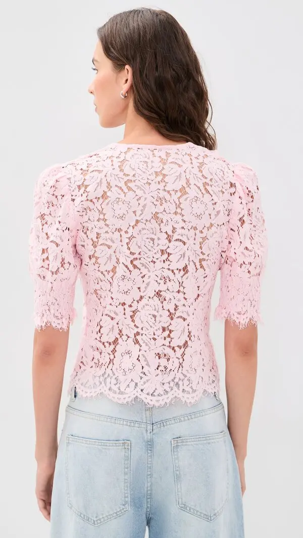 Generation Love Lulu Lace Ruffle Blouse