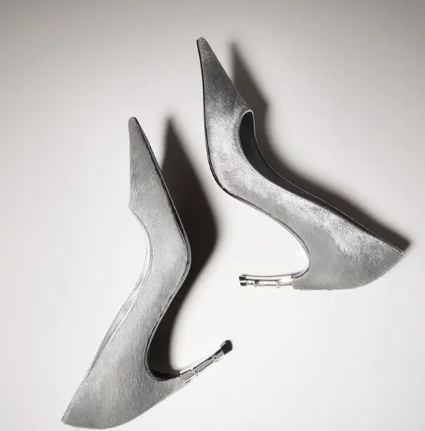 Gucci Castello Pump - Silver