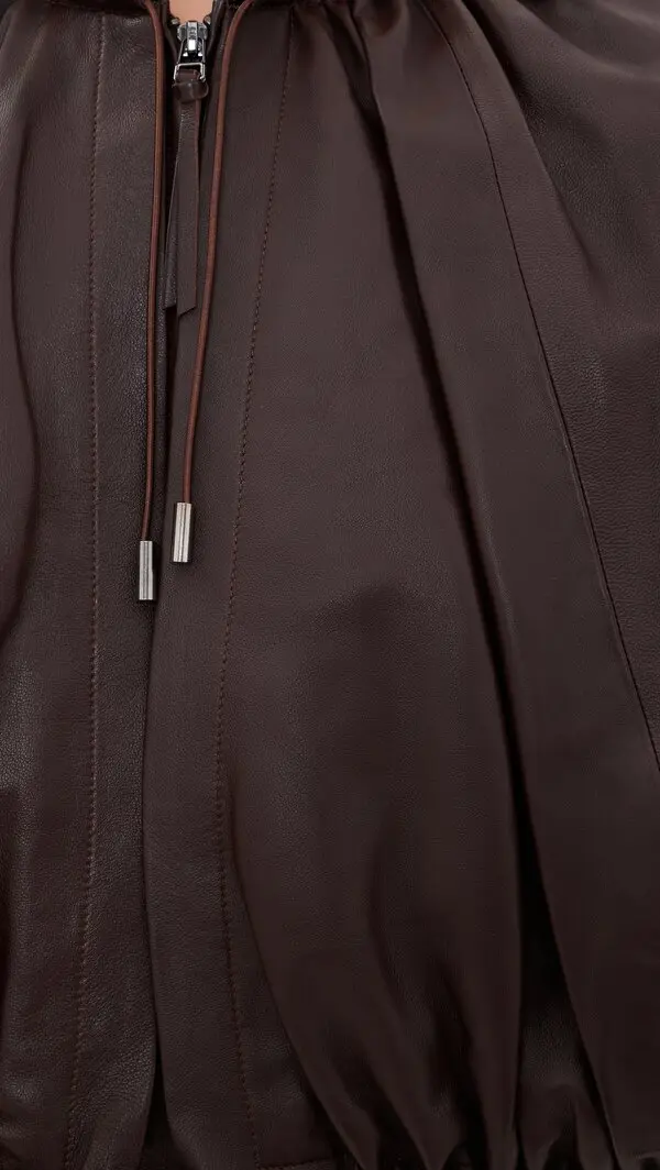 Sea Thompson Leather Cape Jacket