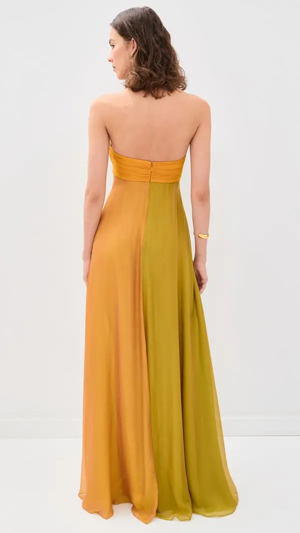 Retrofete Lunaria Chiffon Maxi Dress - Iridescent Multi