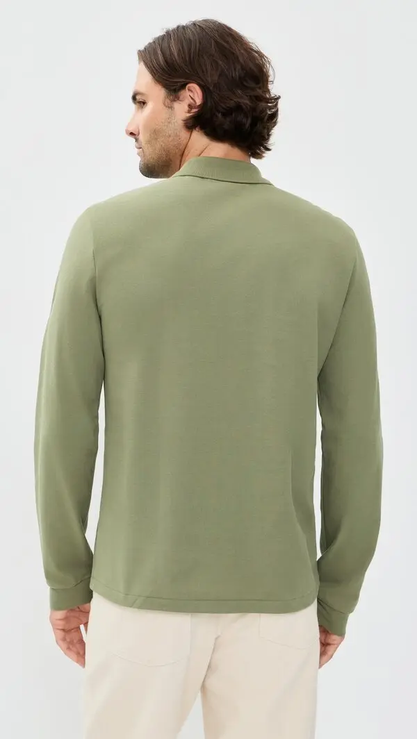 Lacoste Original Long Sleeve Cotton Pique Polo