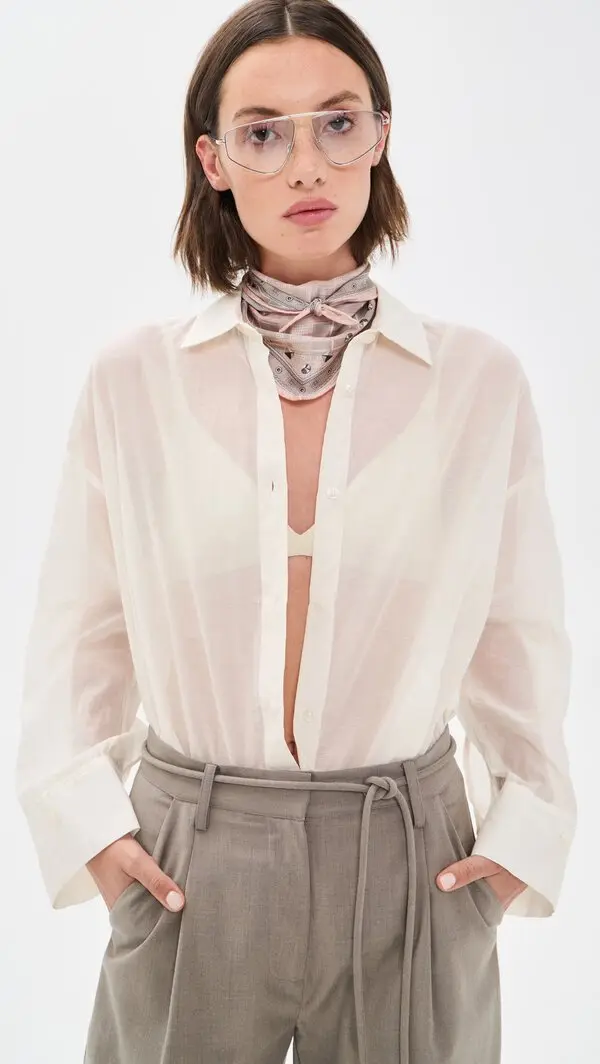 Acne Studios Volta Triangle Check Scarf