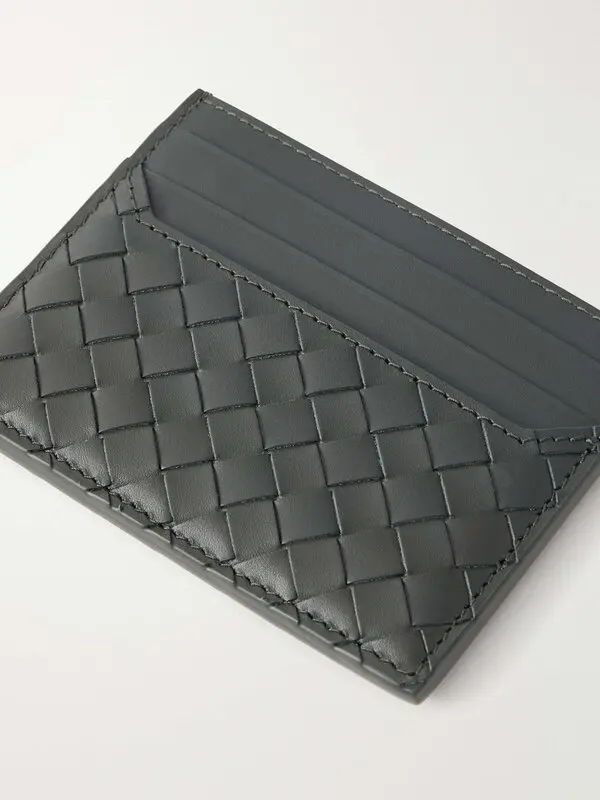 Bottega Veneta Intrecciato Leather Cardholder