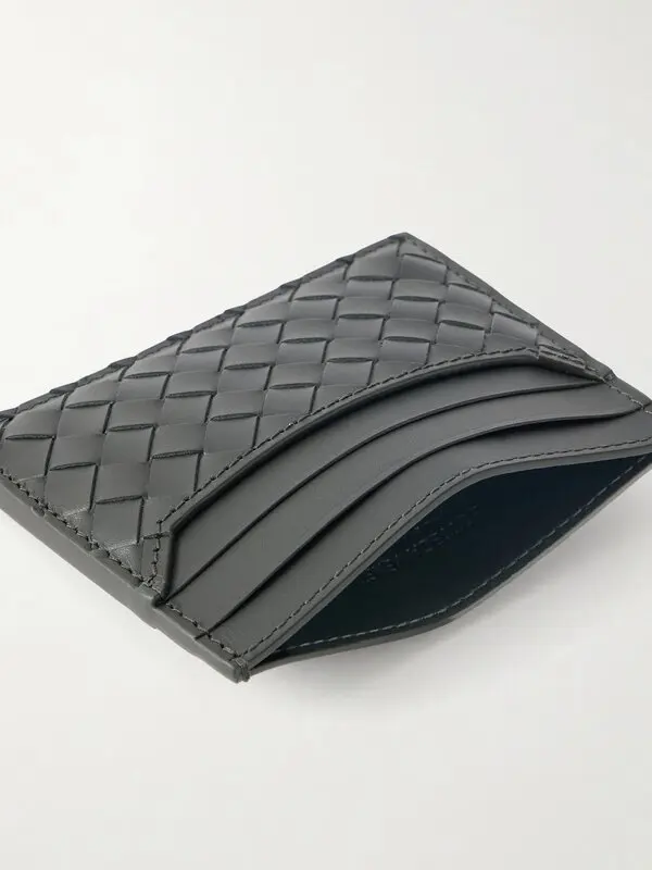 Bottega Veneta Intrecciato Leather Cardholder