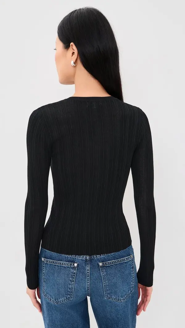 Z Supply Rowena Fine Knit Henley Tee