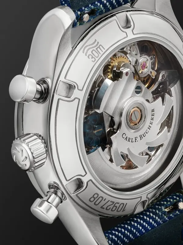 CARL F. BUCHERER Manero Flyback Chronograph Stainless Steel Watch