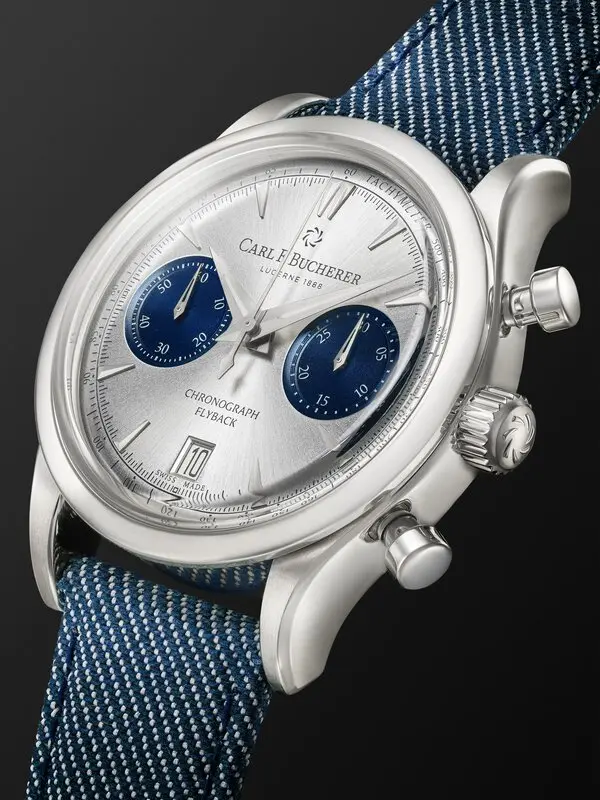 CARL F. BUCHERER Manero Flyback Chronograph Stainless Steel Watch