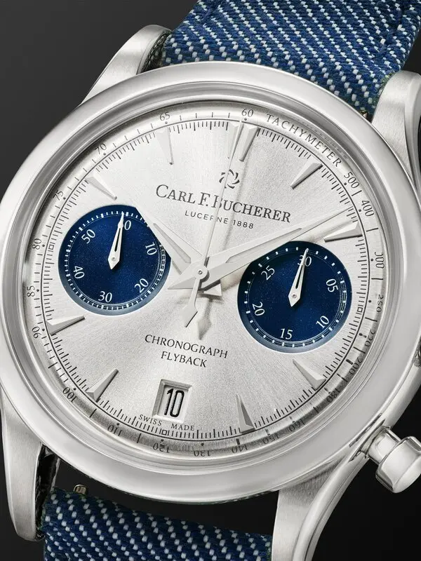 CARL F. BUCHERER Manero Flyback Chronograph Stainless Steel Watch