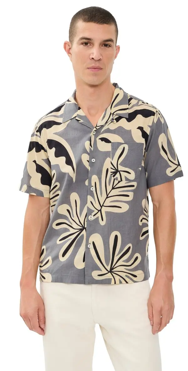 Universal Works Baja Print Road Shirt