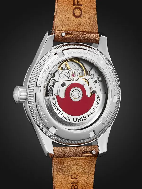ORIS Big Crown Pointer Date Automatic Stainless Steel Watch With Brown Leather Strap