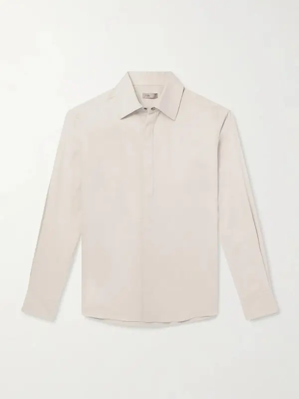 Herno Silk And Cashmere-blend Shirt