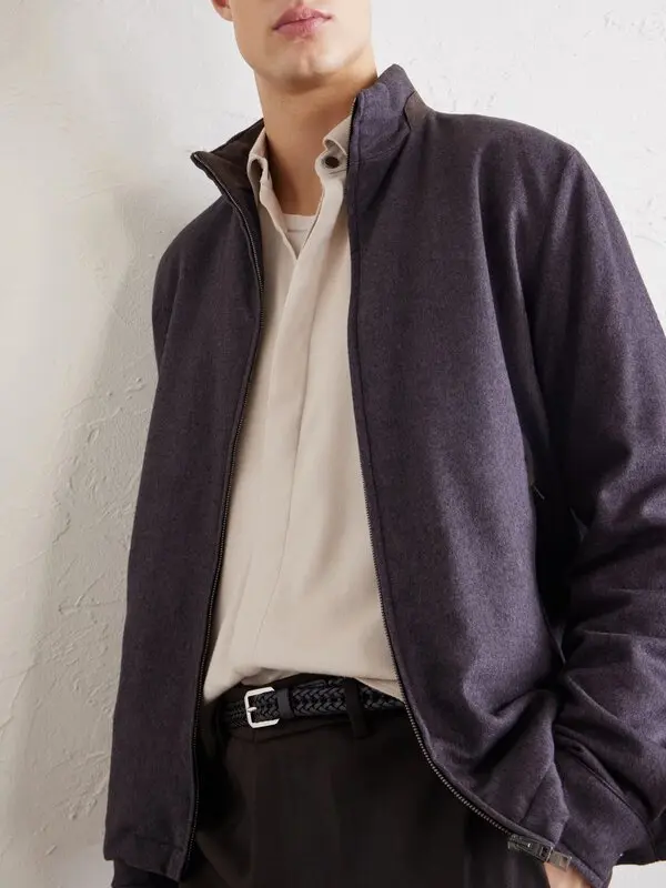 Herno Silk And Cashmere-blend Shirt