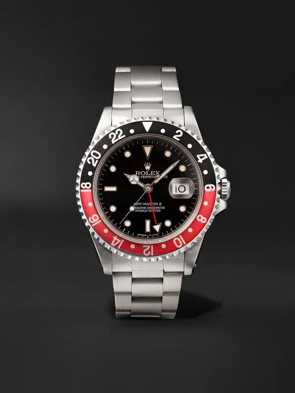 STEPHANIE WINDSOR Rolex Gmt-master Ii Stainless Steel Automatic Watch - Black