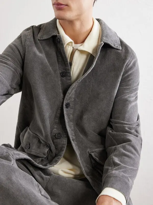 Officine Générale Suny Stretch-cotton Corduroy Jacket