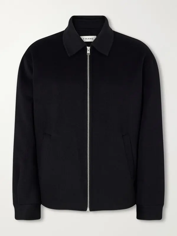 FRAME Wool-felt Blouson Jacket