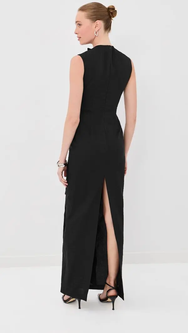 A.W.A.K.E. Mode Sleeveless Maxi Dress With Ripple Detail
