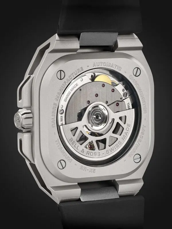 BELL & ROSS Br-x5 Automatic Chronometer Titanium Watch, Ref. Brx5r-bl-ti/srb