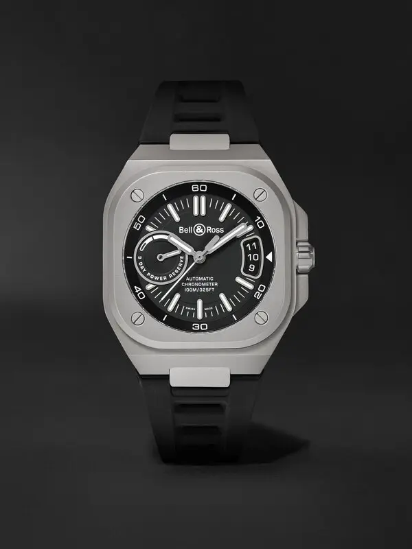 BELL & ROSS Br-x5 Automatic Chronometer Titanium Watch - Black