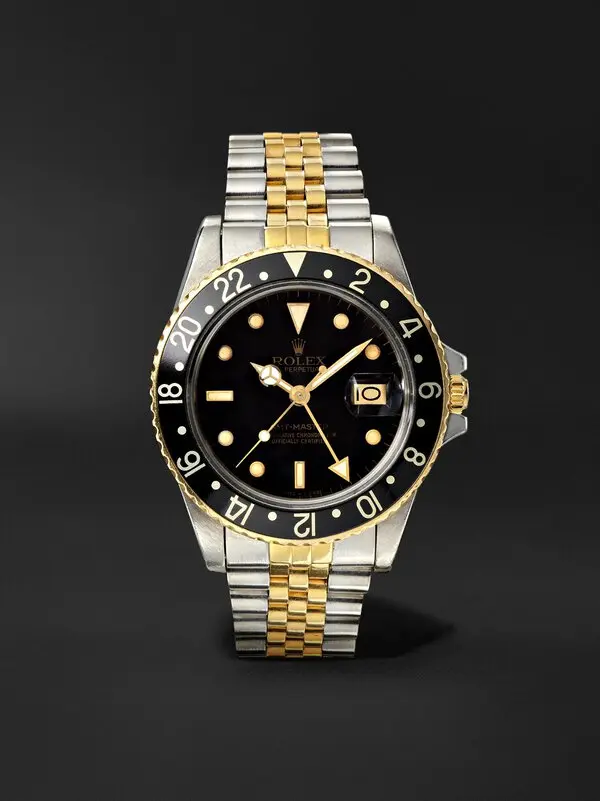 WIND VINTAGE Rolex Gmt-master Automatic Watch - Black